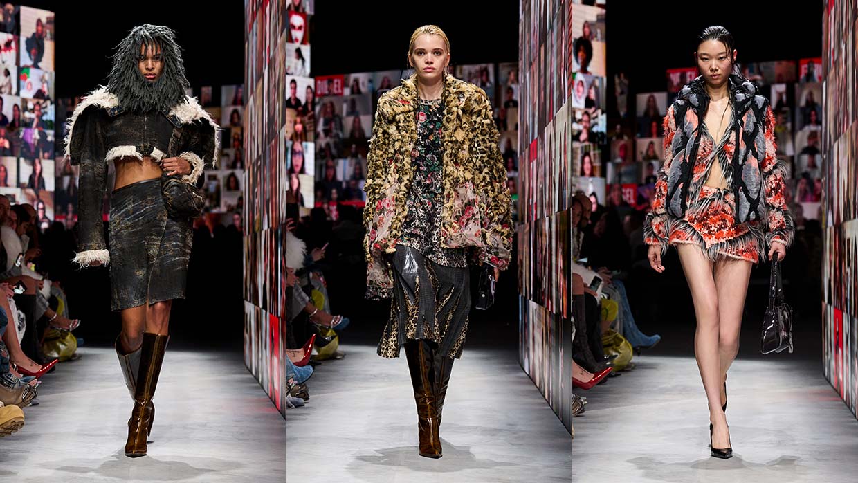 De nieuwe modecollectie van Diesel voor herfst winter 2024 2025